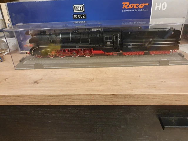 ROCO 68193 DAMPFLOK BR 10 002 H0 AC EP III Sound, dyn. Zylinderdampf ...
