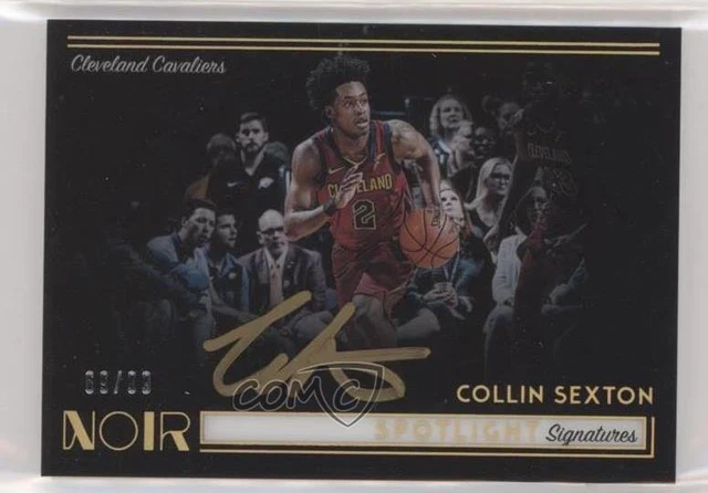 2018-19 NOIR SPOTLIGHT Signatures Horizontal /99 Collin Sexton Rookie ...