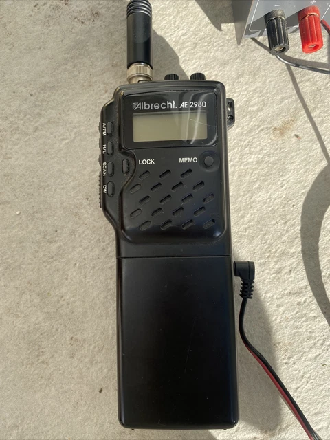 ALBRECHT-AE-2980, CB-HANDFUNKGERÄT, 40/80-KANAL-AM/FM-4-WATT, mög.modif ...