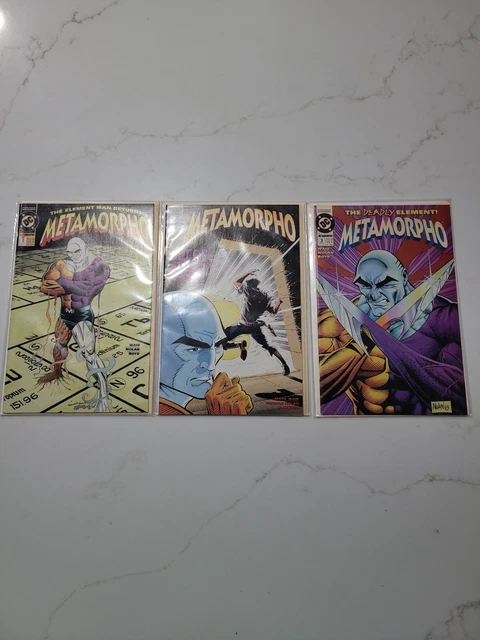 3 ISSUE COMIC Lot: METAMORPHO #1-2, 3 DC Comics 1993/2008 MINI-SERIES ...