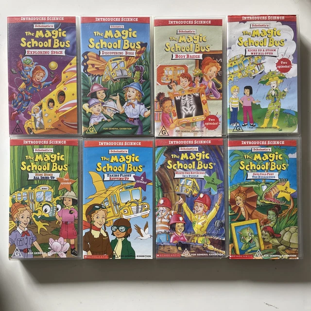8X THE MAGIC School Bus VHS Video Tapes, Volumes 1 2 3 4 5 6 9 10 ...