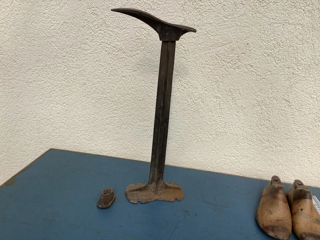 ANCIEN OUTIL CORDONNIER cordonnier fer jambe de cordonnier baguette ...
