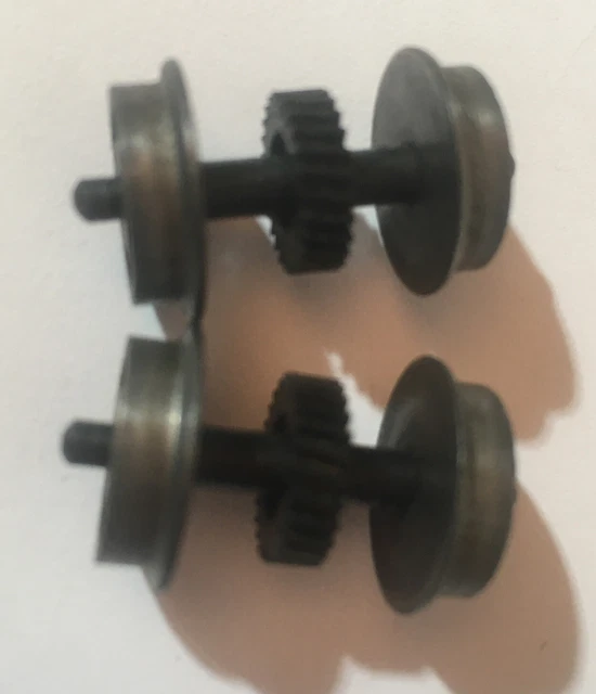 TRIANG HORNBY OO Gauge X336 Pair of Wheel Sets For X337 Power Bogie 31/ ...