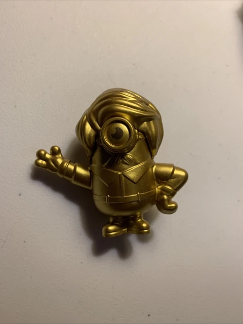 MCDONALDS DESPICABLE ME Rise Of The Gru Minion Gold selten - BOB Figur ...