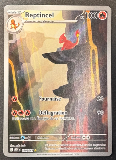 CARTE POKEMON REPTINCEL 169/165 🇫🇷 Fr 🇫🇷 Mew 151 Ev3.5 EUR 39,50 - PicClick FR