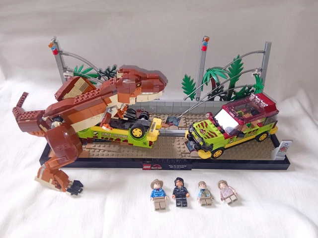 LEGO JURASSIC PARK Dinosaurs - T. Rex Breakout - Set 76956 Complete VGC ...