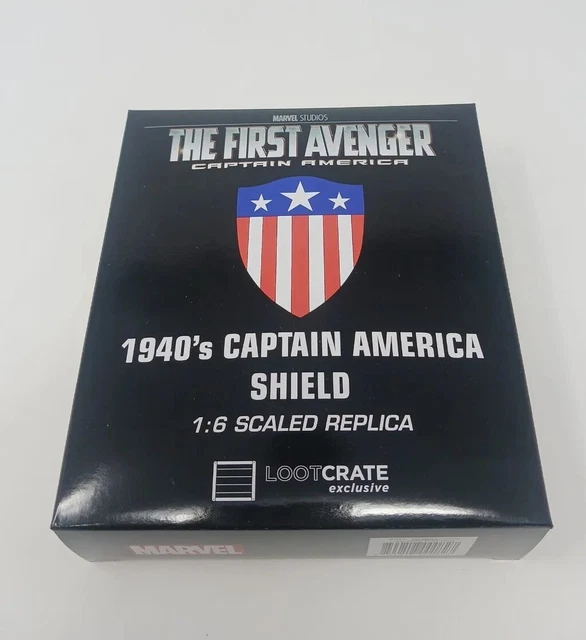 THE FIRST AVENGER 1940's Captain America Shield 1:6 Scale Replica Loot ...