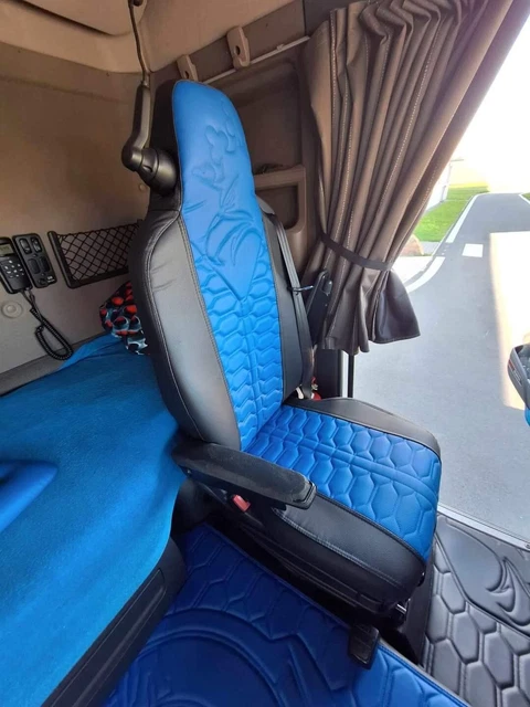 SEAT COVERS SCANIA S R NEXT GEN STREAMLINE TOPLINE BLUE/BLACK ECO ...
