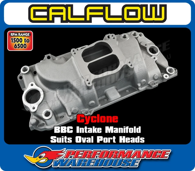 CYCLONE BIG BLOCK CHEV Dual-Plane Intake Manifold, Oval Port, Street ...