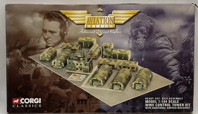 CORGI AVIATION ARCHIVE 1:144 WW2 Control Tower Kit 31806 Metcalfe £11. ...