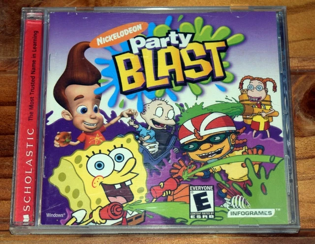 NICKELODEON PARTY BLAST PC Game Sponge Bob Rugrats Wild Thornberry's ...