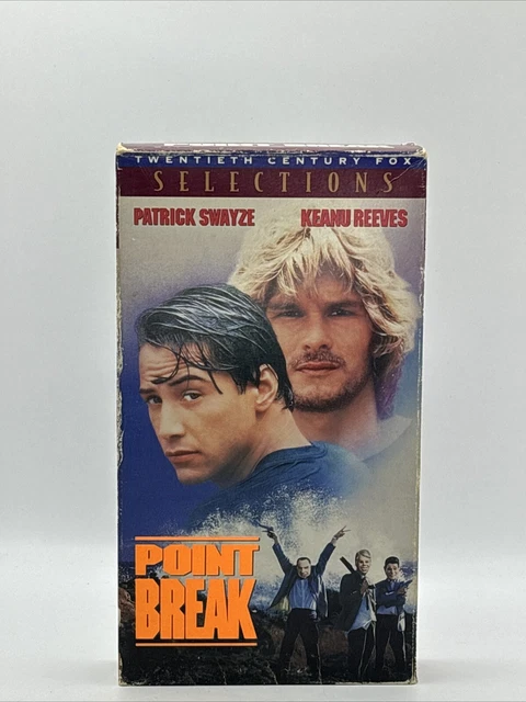 POINT BREAK (VHS, 1995) Patrick Swayze, Keanu Reeves Tested Works $4.99 ...