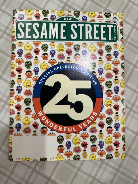 CTW SESAME STREET Magazine Special Collectors Edition 25 Years 1994 £11 ...