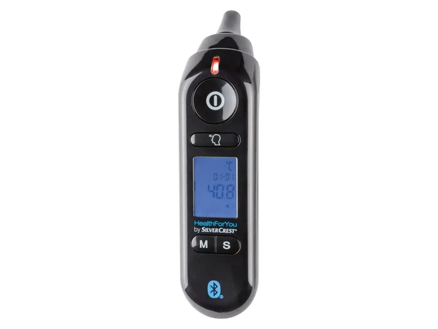 SILVERCREST SFT81 MULTIFUNCTIONAL Thermometer Bluetooth £24.99 ...