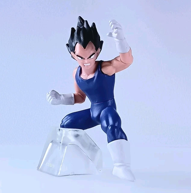 VEGETA DRAGON BALL Z HG Action Pose Movable Figure Bandai dal Giappone ...
