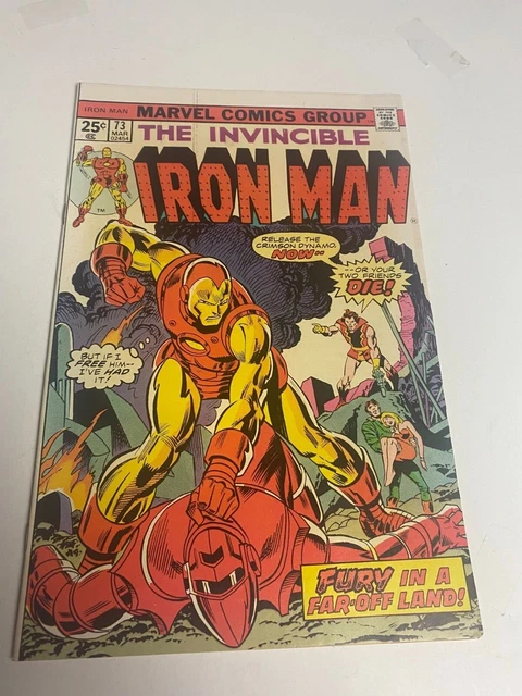 IRON MAN #73 Marvel Comics (1974) EUR 17,48 - PicClick FR
