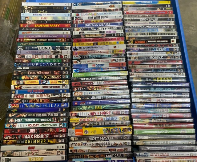 60 WHOLESALE LOT DVD movies bulk assorted MIXED GENRES Free Shipping ...