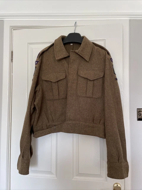 WW2 BRITISH ARMY 37 Pattern Battle Dress Jacket Goodwood Living History ...