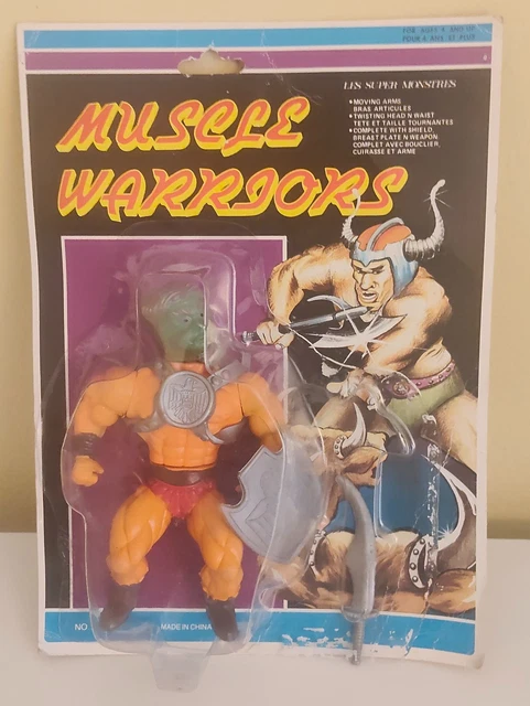 MUSCLE WARRIORS SUPER RARE THE EVIL BLISTER '80s ORIGINAL VINTAGE EUR ...