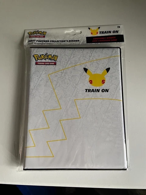 POKÉMON CARD 25TH Anniversary First Partner Collector Binder with Jumbo ...