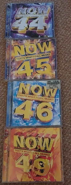 NOW THATS WHAT I Call Music Bundle Of Cds (FOUR) NOW 44, 45, 46, 49 £8. ...