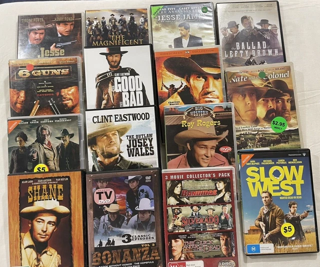 15 WESTERN DVD Bulk Lot Clint Eastwood Free Australia Post $35.00 ...