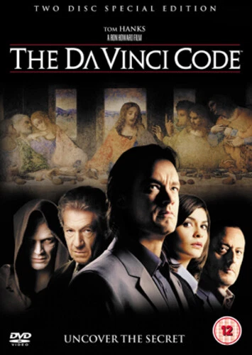 THE DA VINCI Code DVD (2006) Tom Hanks, Howard (DIR) cert 12 2 discs ...