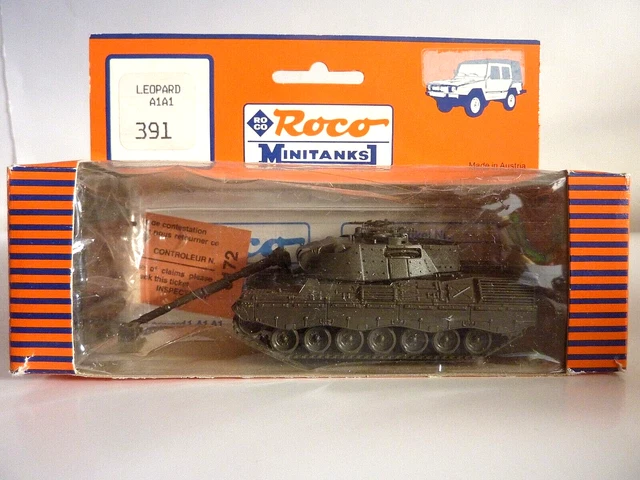 ROCO MINITANKS H0 391 Kampfpanzer Leopard 1 A1A1 / A5 Bundeswehr Ger ...