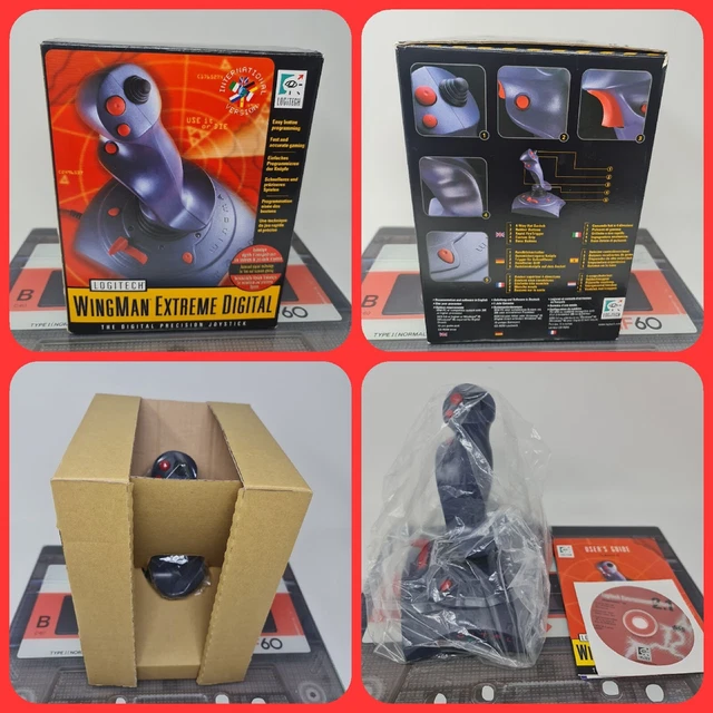 LOGITECH WINGMAN EXTREME Digital Joystick PC Windows 95 15 Pin Brand ...