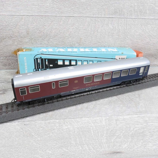 MÄRKLIN 4078 - H0 - DB - passenger car 1st class with dining room ...