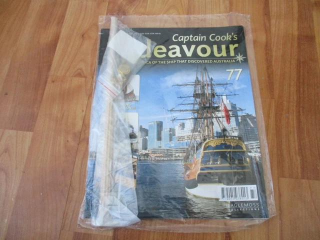1/48 EAGLEMOSS BUILD Captain Cook's Endeavour Model Ship Issue 77 Inc ...
