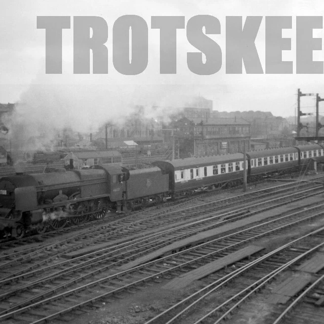 LARGER NEGATIVE BR British Railways Steam Loco 46137 Class 7P c1954 ...