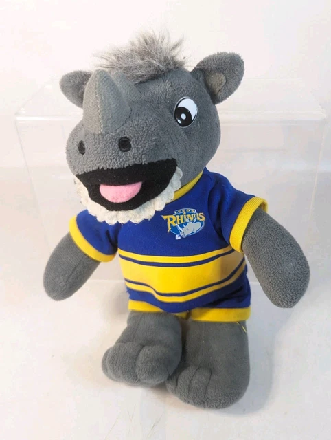 LEEDS RHINOS RONNIE The Rhino 24cm Soft Toy - Excellent Condition £12. ...