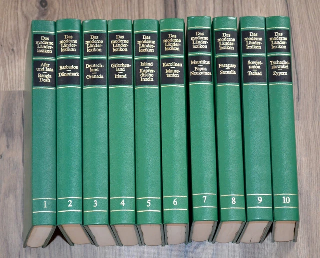 DAS MODERNE LÄNDER Lexikon 10 Bände Bücher Bertelsmann Hardcover TOP selten EUR 28,00 - PicClick DE