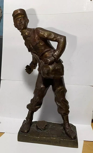 MILITAIRE BRONZE G. Flamand EUR 900,00 - PicClick FR