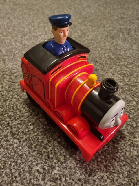 THOMAS THE TANK Engine James Push & Go Train Toy Bobbing Driver £8.00 ...