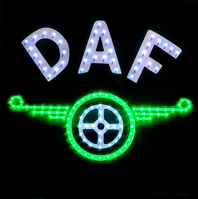 DAF LKW / LKW LED LOGO LICHT BOARD KABINE LED SCHILD 50x50cm ...