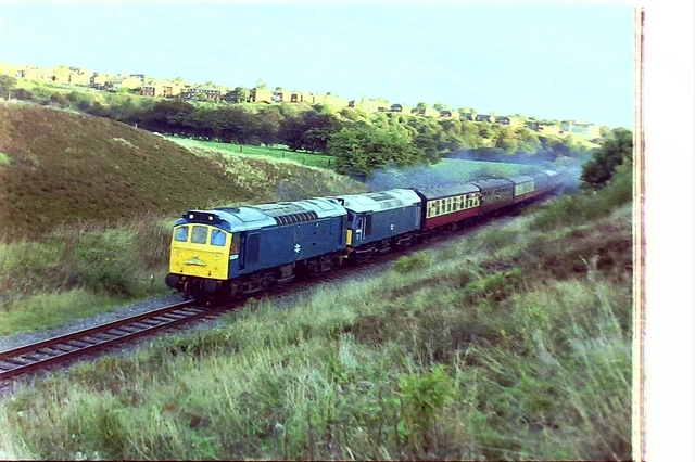 35MM RAILWAY COLOUR Negative Class 25 262 and 25 909 at Burrs ELR £1.95 ...