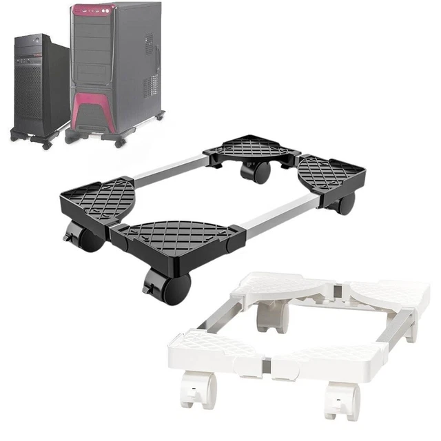 COMPUTER TOWER STAND Adjustable Mobile CPU Stand CPU Holder PC Tower ...