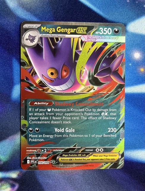POKÉMON MEGA GENGAR ex 056/094 Double Rare Phantasmal Flames $1.40 - PicClick CA