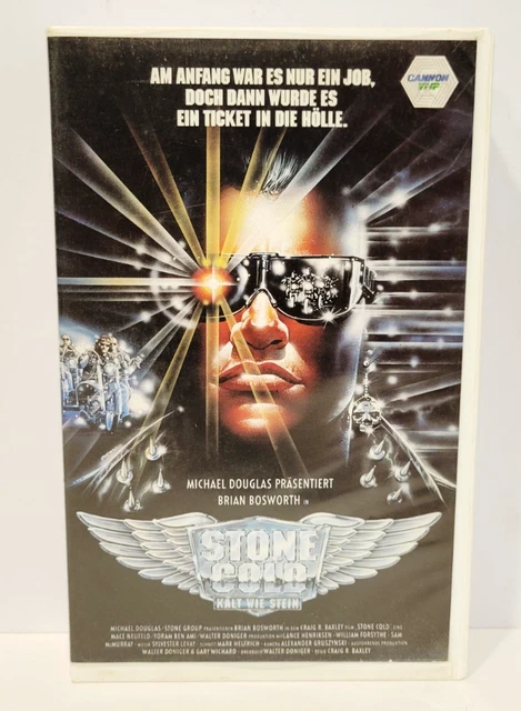 STONE COLD VHS Kalt wie Stein 1991 German PAL Cannon VMP Video Brian ...