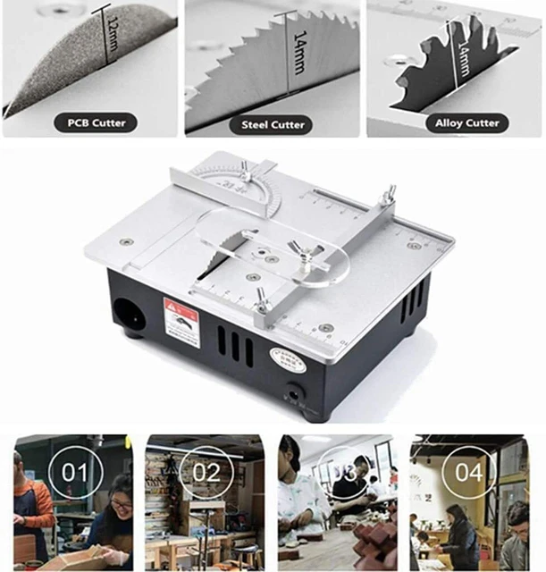 TISCHKREISSÄGE TABLE SAW Elektrische Kreissäge Kunststoff PCB PVC ...