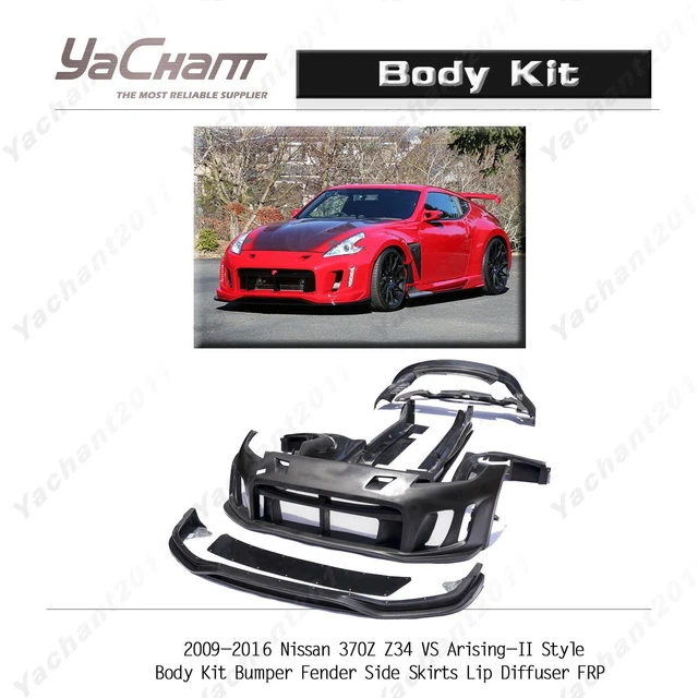 FRP VS ARIS-II Body Kit(Bumper Fender Lip,Diffuser) For 09-16 Nissan ...