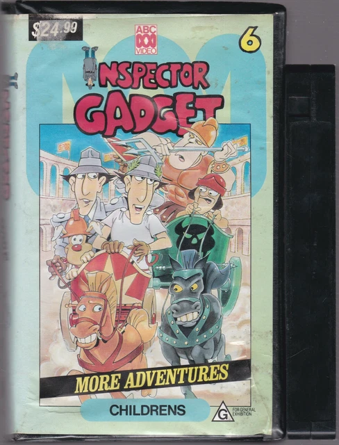 INSPECTOR GADGET VOLUME 6 ABC VHS Clamshell Clam Shell Big Box Video ...