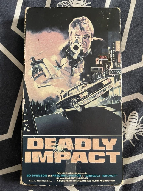 DEADLY IMPACT NTSC VHS Video Tape Ex Rental Action £9.99 - PicClick UK
