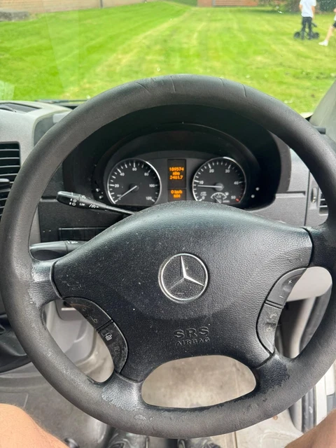 MERCEDES SPRINTER VAN xlwb high roof £100.00 - PicClick UK