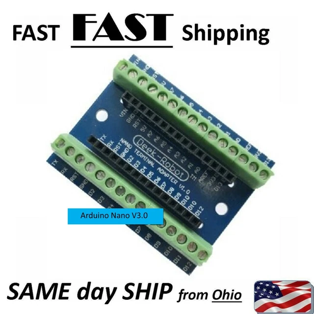 ROBOT TERMINAL ADAPTER part Arduino Nano V3.0 AVR ATMEGA328P-AU Module ...