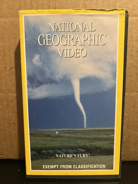 NATIONAL GEOGRAPHIC VIDEO Natures Fury VHS Video Tape B19 $19.95 ...