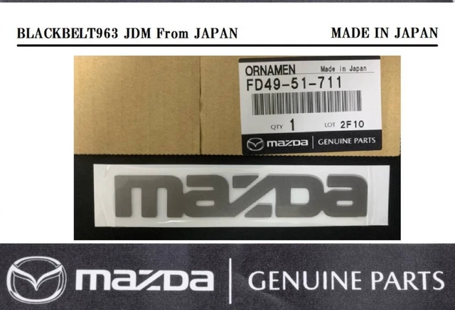 MAZDA GENUINE RX-7 RX7 FD3S FC3S FC3C REAR EMBLEM BADGE ORNAMENT JDM ...