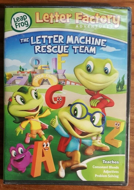 LEAPFROG LETTER FACTORY Adventures: The Letter Machine Rescue Team [DVD ...